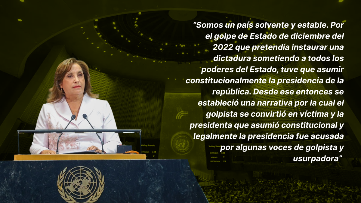 El decepcionante discurso de Dina Boluarte en la ONU - Evangelio.pe